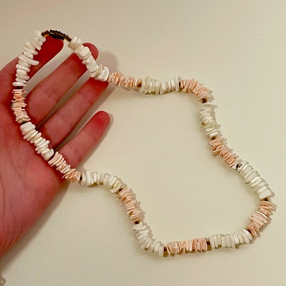 Vintage | Jewelry | Vintage Pink Real Puka Shell Mermaid Beach Tropical ...